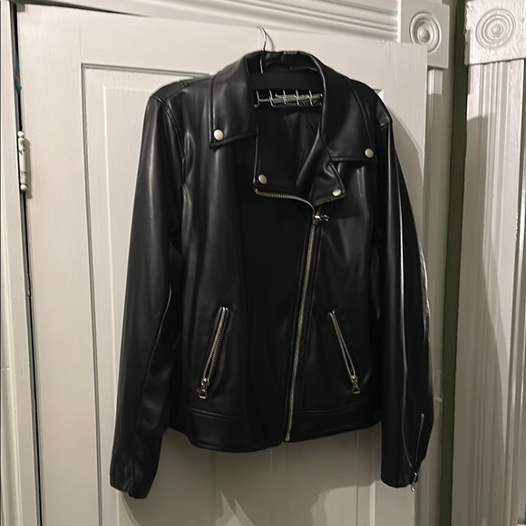 torrid | Jackets & Coats | Torrid Black Faux Leather Jacket | Poshmark